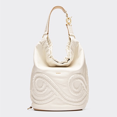 White Virtue Bucket Bag - Shoulder & Hobo Bags | Mimco