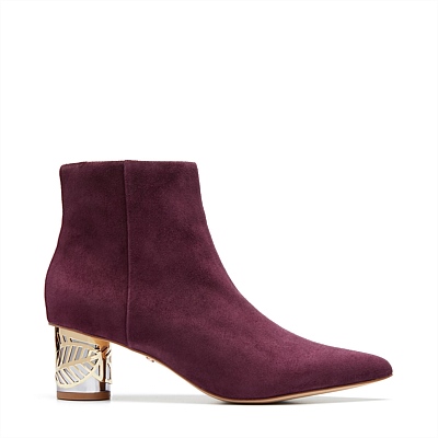 Wine WILLOW ANKLE BOOT - Shoes | Mimco