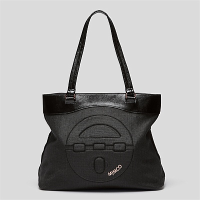 Black Rose Gold TURNLOCK TOTE - Shoulder & Hobo Bags | Mimco