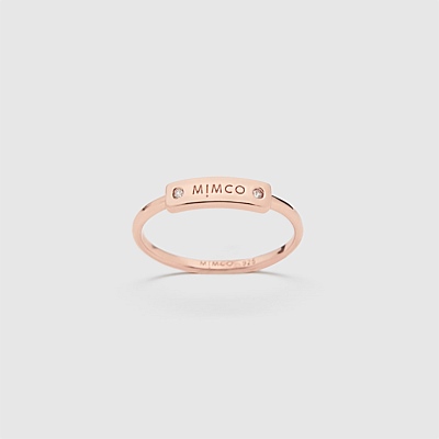 Rose Gold Lucent Ring - Rings | Mimco