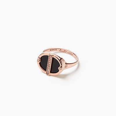 Onyx Abyss Ring - Rings | Mimco