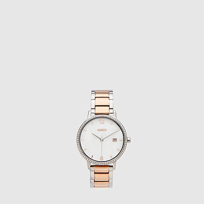 Rose Gold Silver FLICKER WATCH - Watches | Mimco
