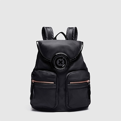 Black Rose Gold Super-Cycle Backpack - Bags | Mimco