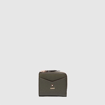 Moss Green D-Vine Small Wallet - Wallets & Pouches | Mimco