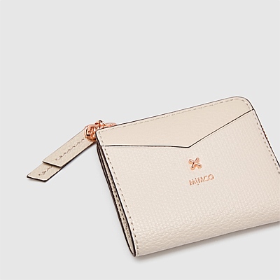Pale Stone D-Vine Small Wallet - Wallets | Mimco