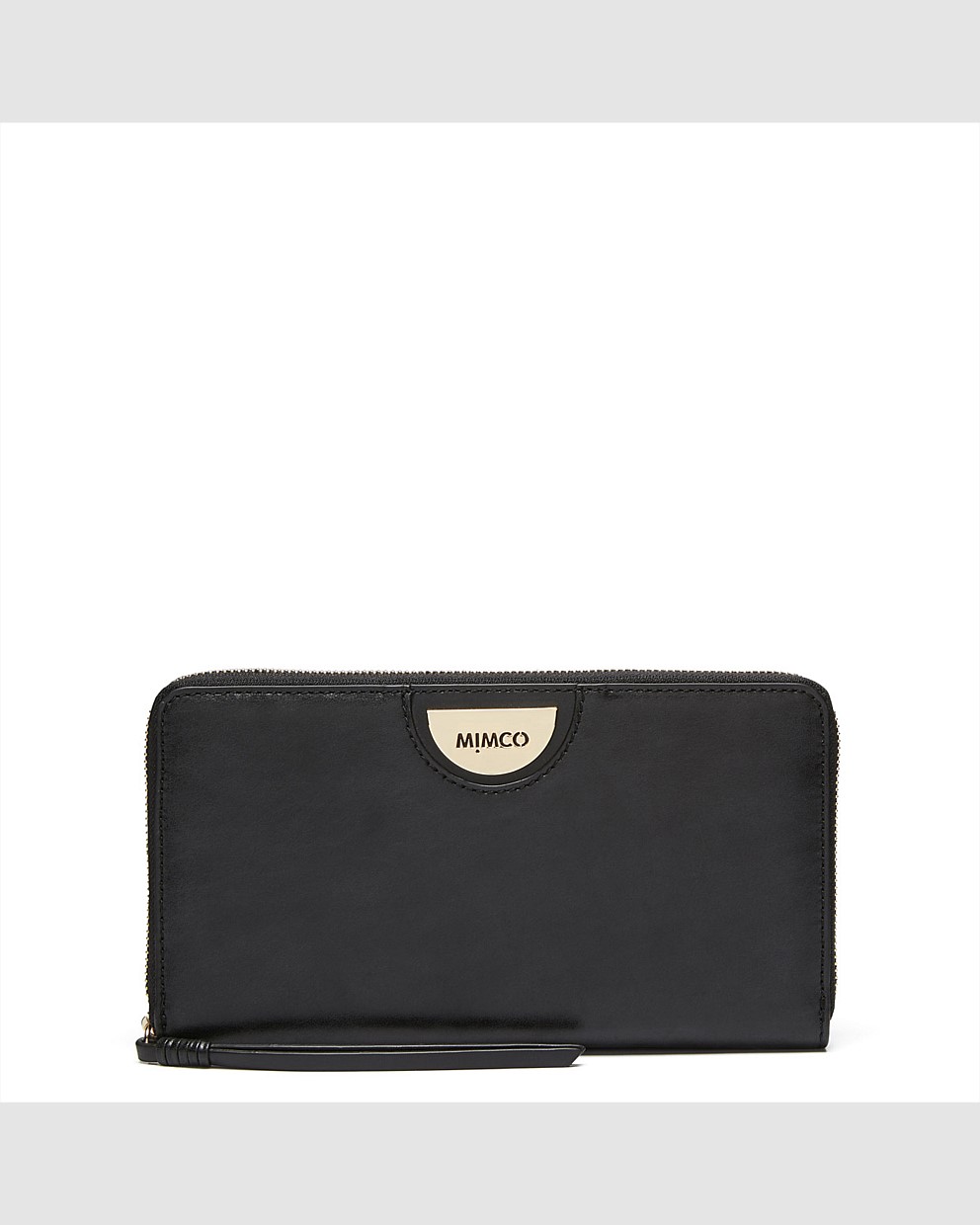 Black Gold Sentiment Travel Wallet - Large Wallets | Mimco