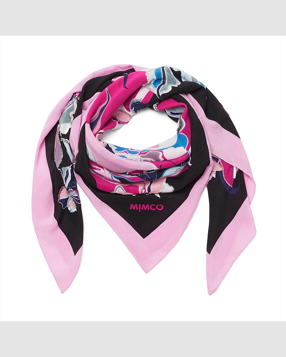 Magenta Pink INFINITY JEWEL SCARF - Scarves | Mimco
