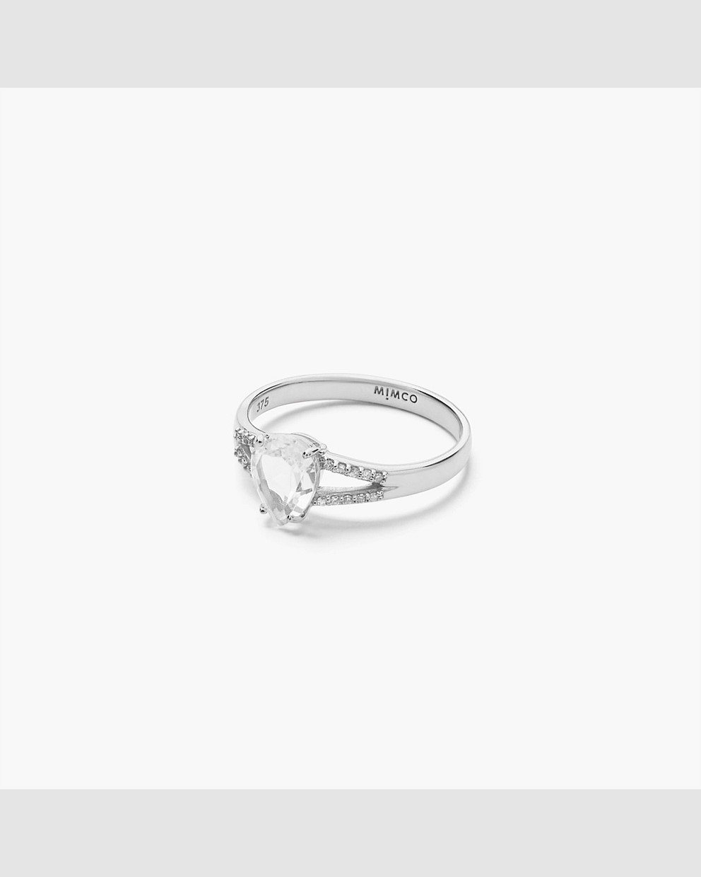 White Gold Solar Ring - Rings | Mimco