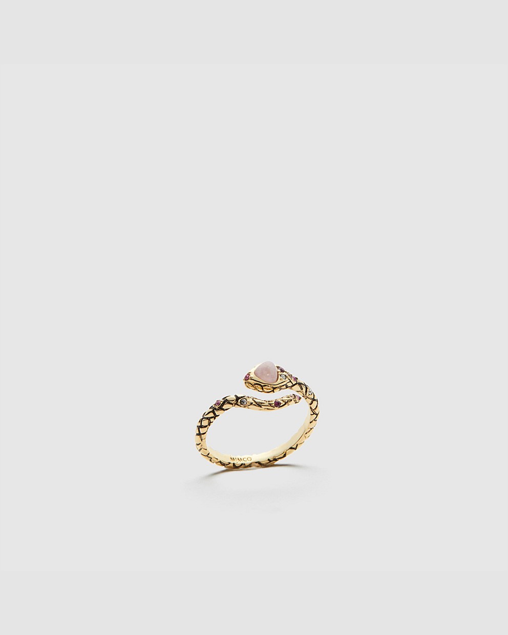 Floss Pink Anguine Ring - Rings | Mimco