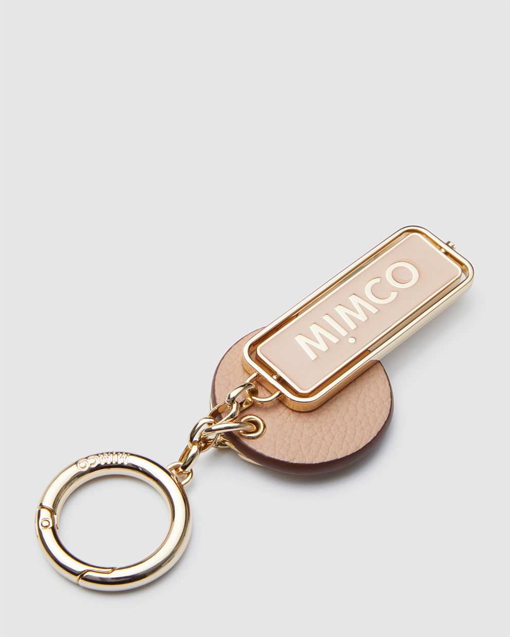Almond Mimflip Keyring - Bags Charms | Mimco