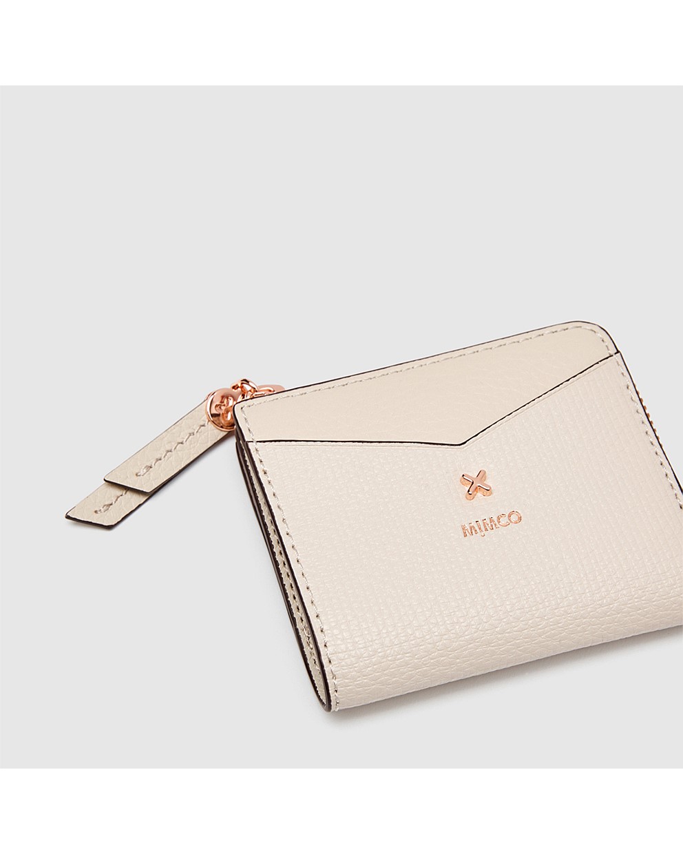 Pale Stone D-Vine Small Wallet - Wallets | Mimco