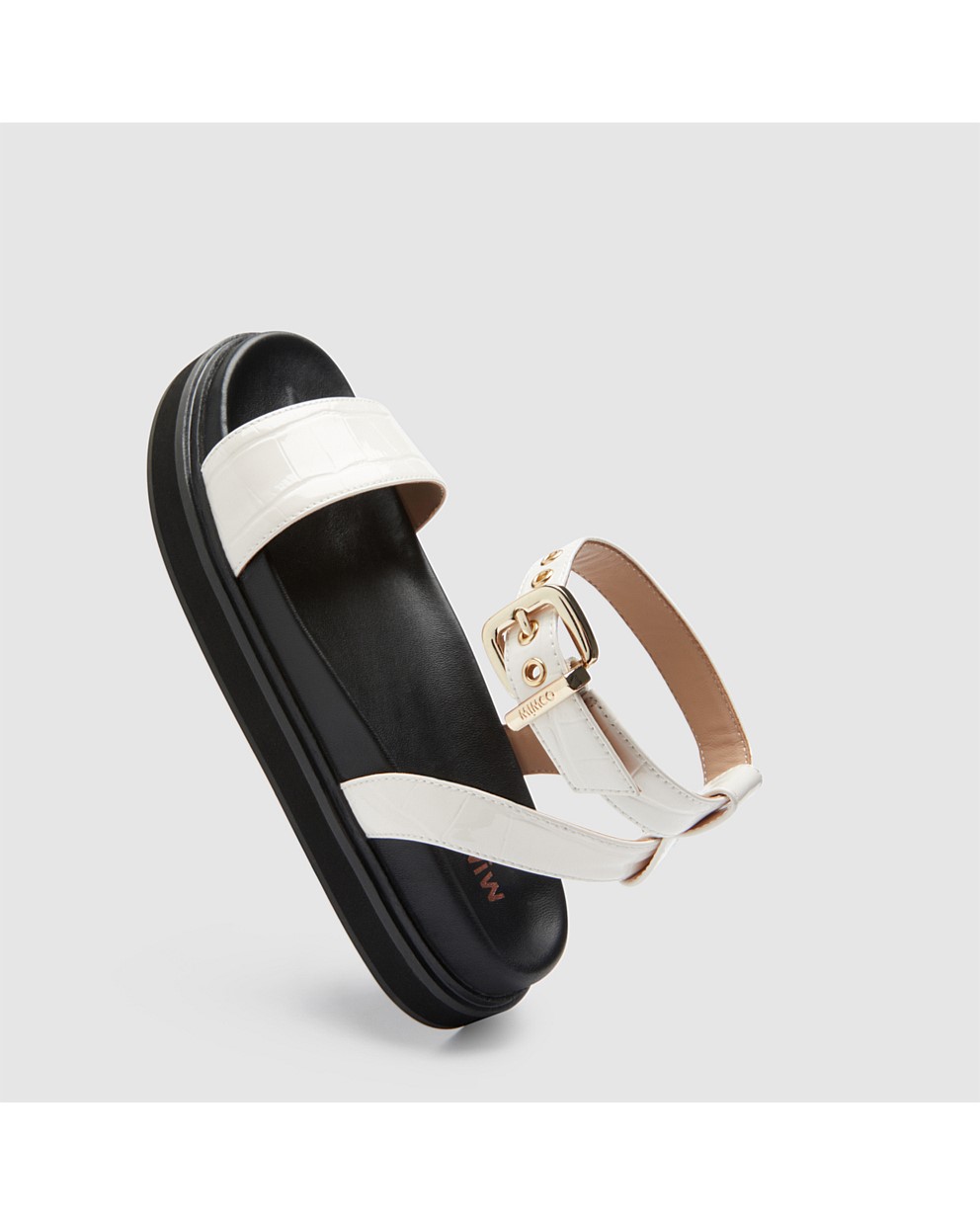 White Hazy Sandals - Shoes | Mimco