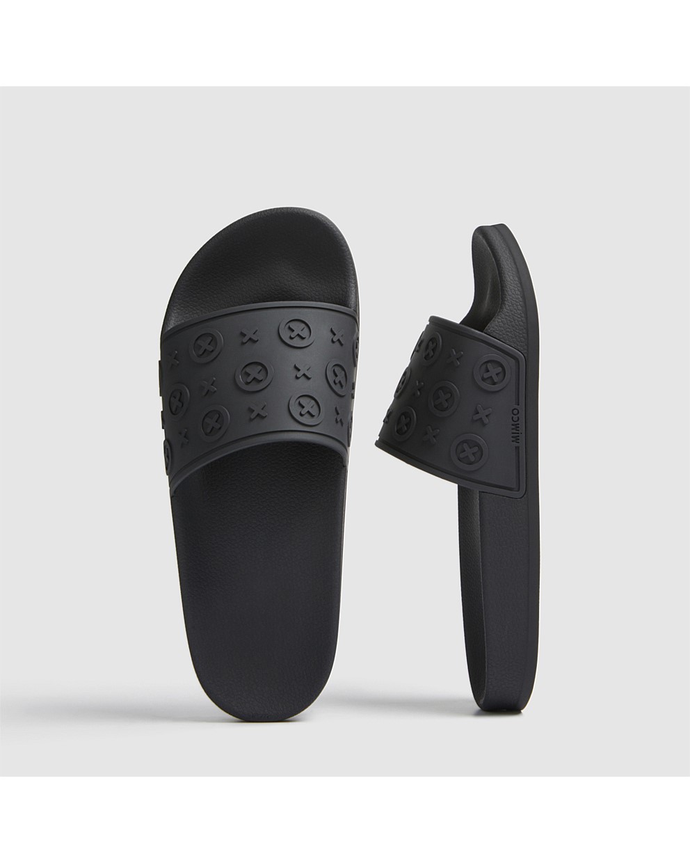 Black Mim-Pool Slides - Shoes | Mimco