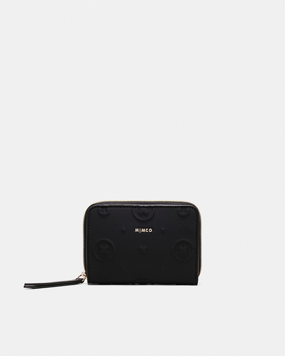 Black Light Gold Flashback Neoprene Medium Wallet - Wallets | Mimco
