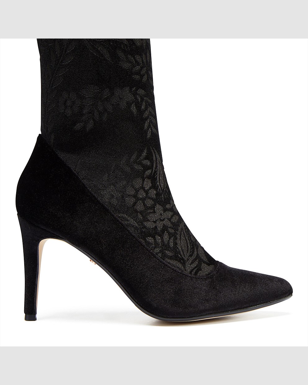 Black RETOUCH OVER THE KNEE BOOT - Shoes | Mimco