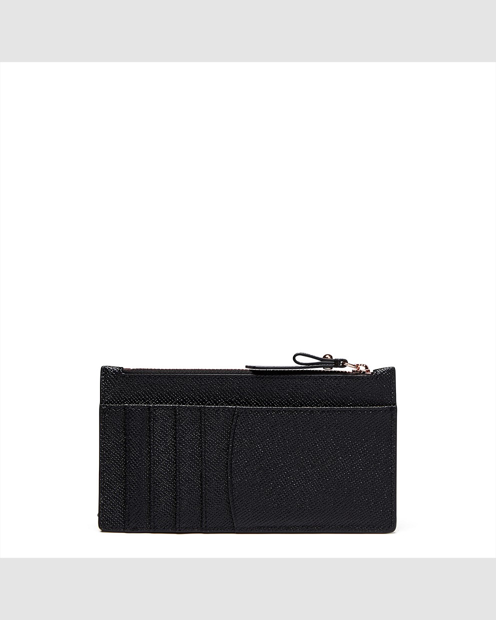 Black Rose Gold Sublime Slim Wallet - Coin Purses | Mimco