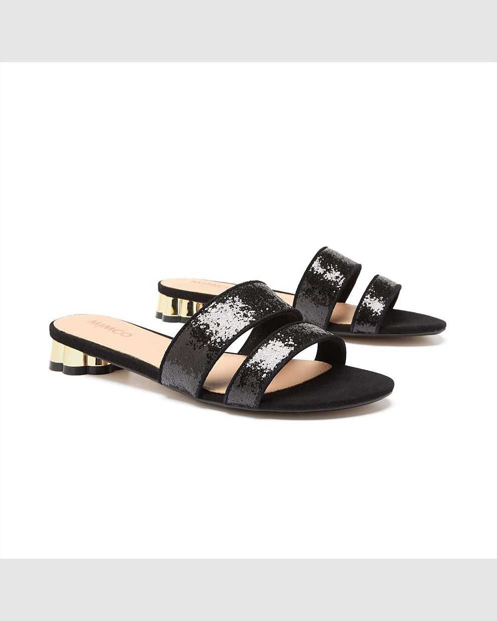 Black LUMIERE SLIDE - Shoes | Mimco