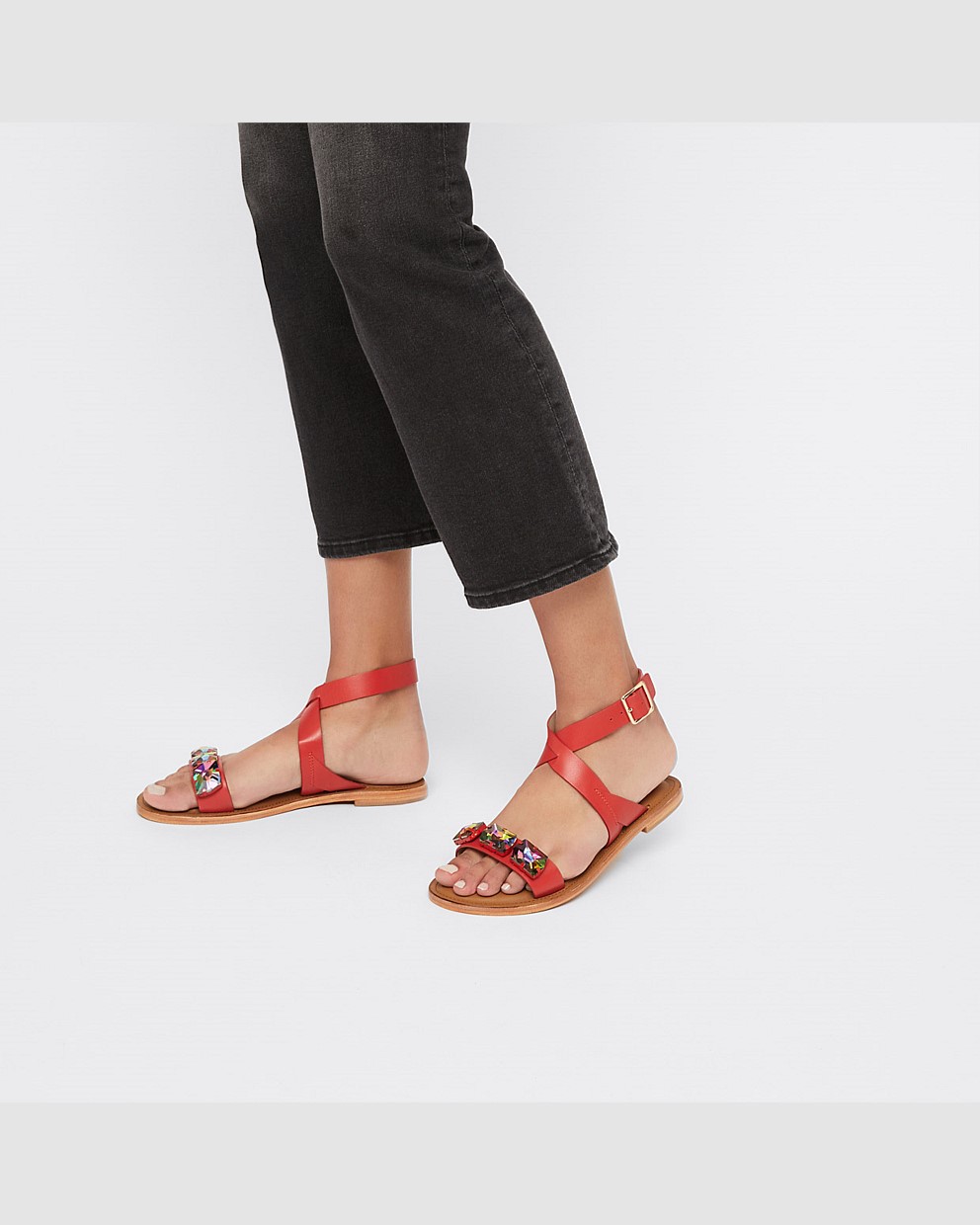 Lipstick Red ARTEMIS SANDAL - Shoes | Mimco