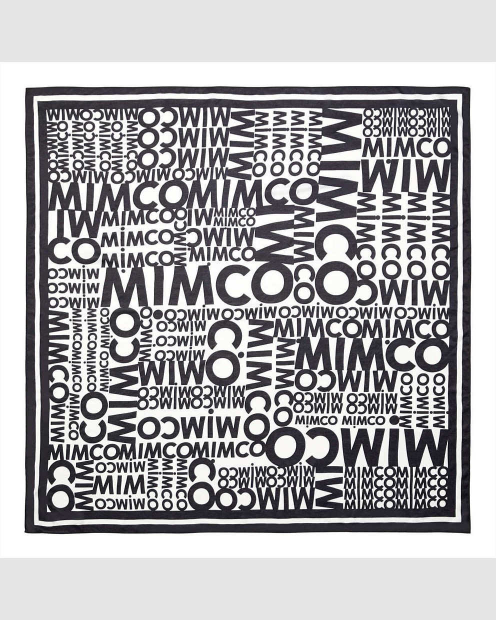 White Logo Scarf - Accessories | Mimco