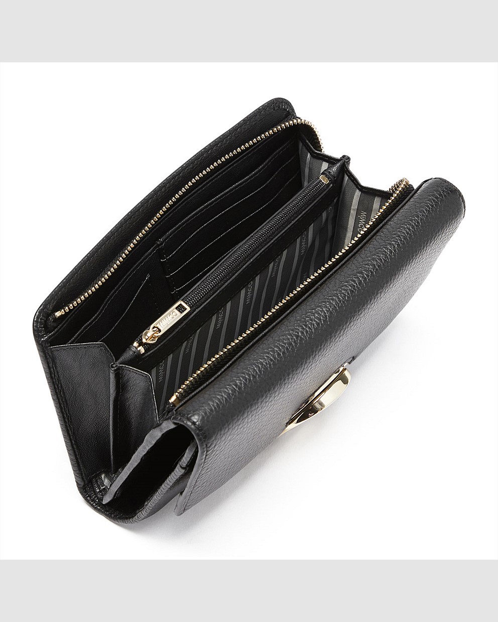 Black Gold WAVER EXTRA LARGE WALLET - Sale | Mimco