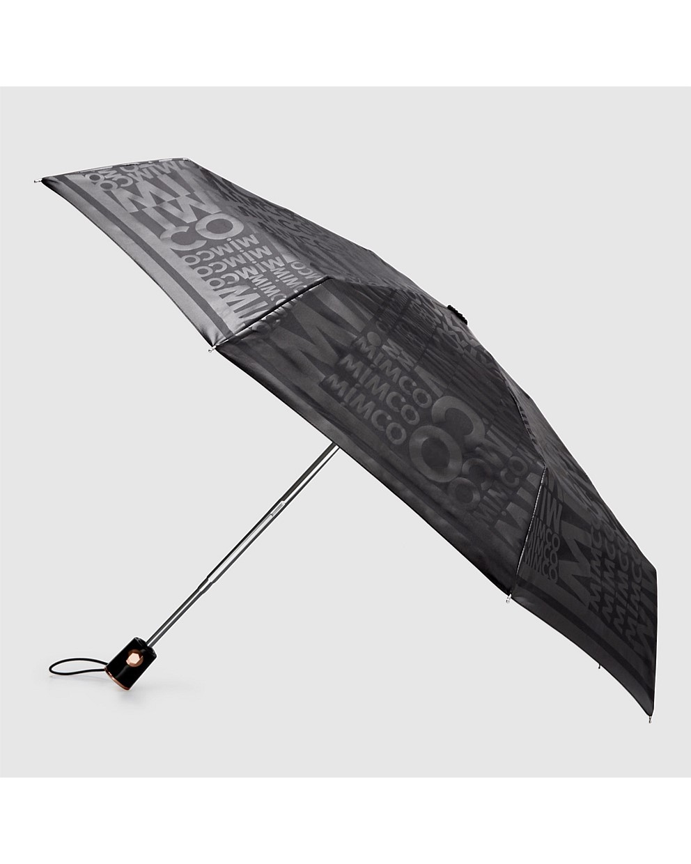 Black Logo Umbrella - Umbrellas | Mimco