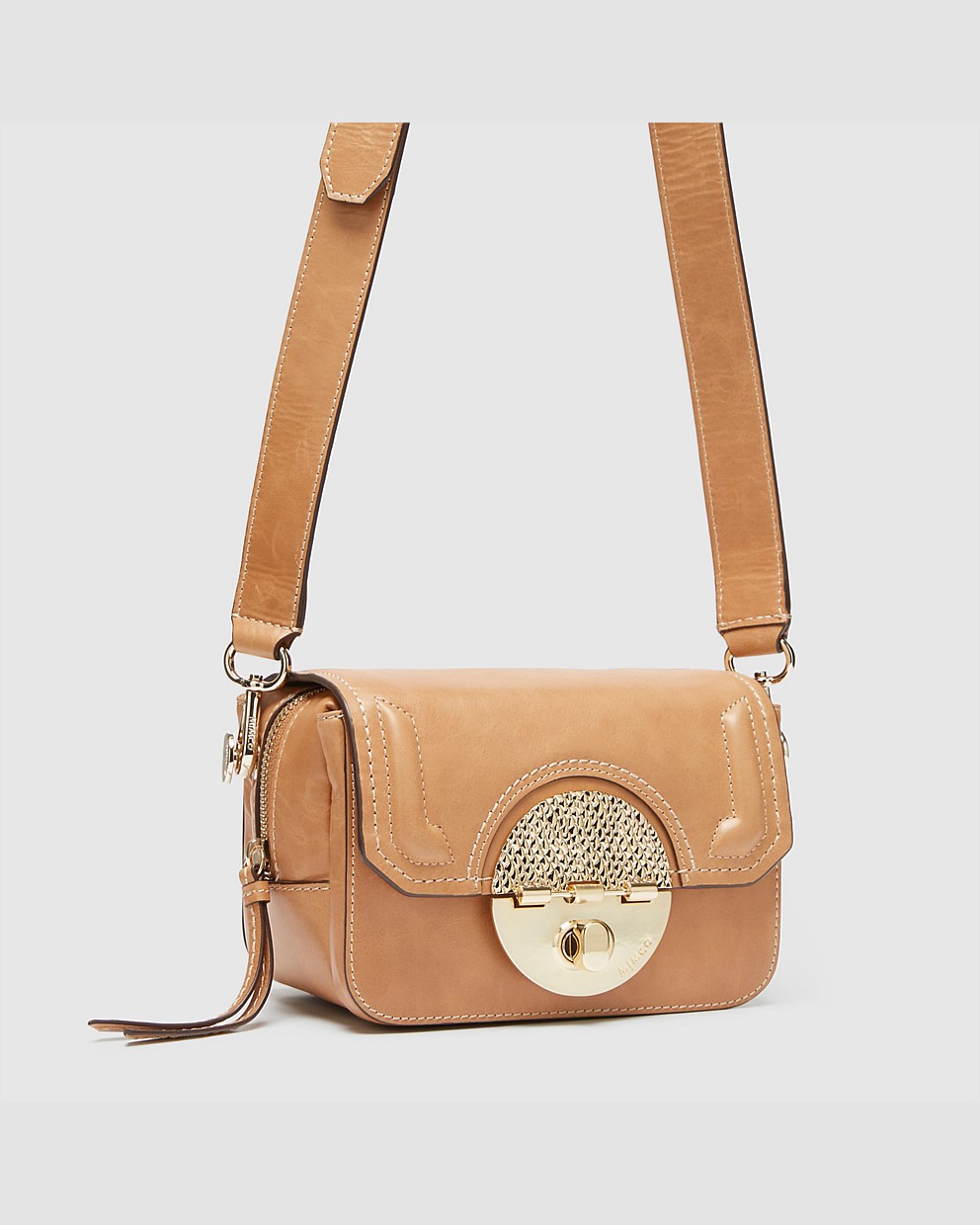 Caramel Turnlock Hip Bag - Bags | Mimco