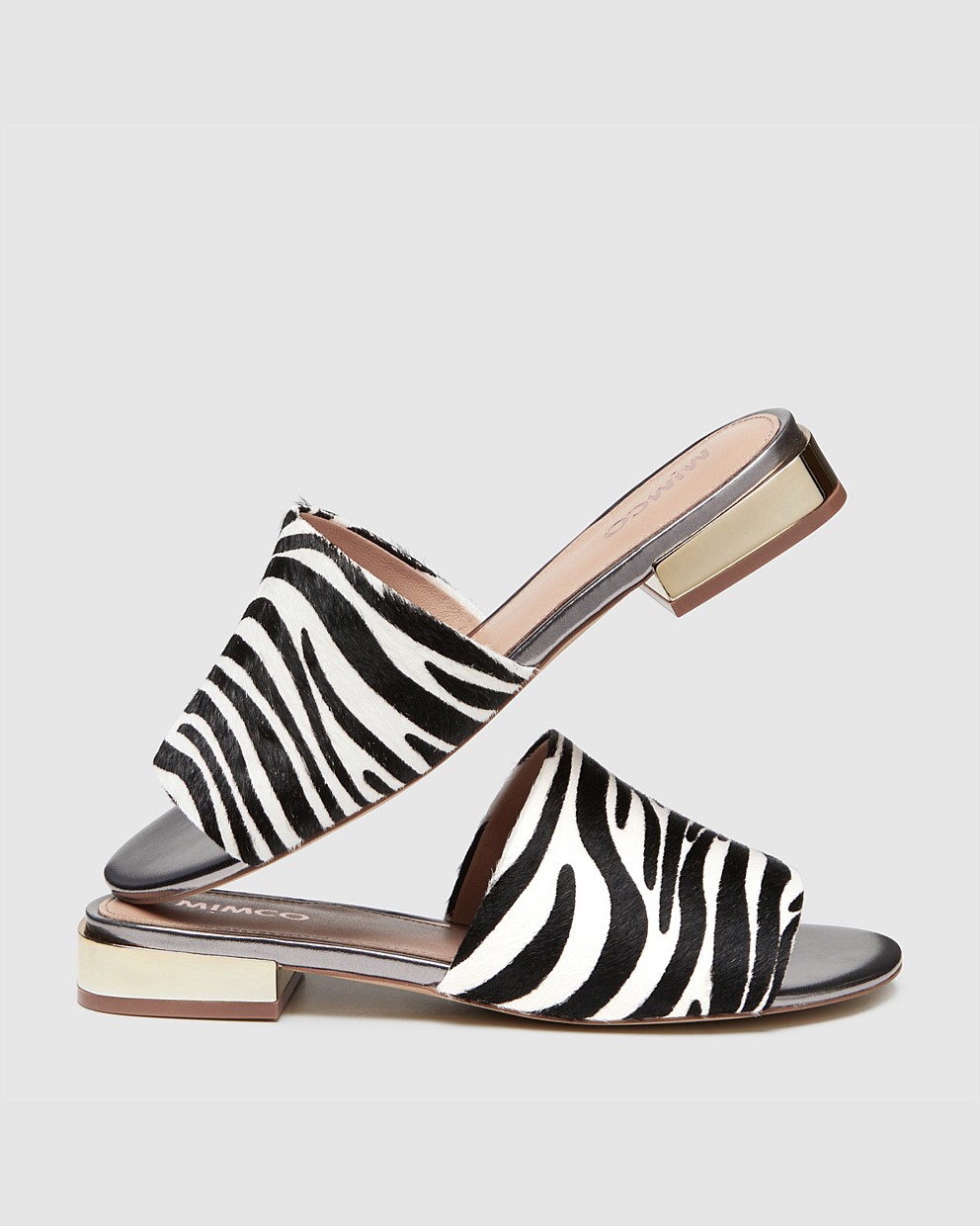 Black Gold PANAMA SLIDES - Shoes | Mimco