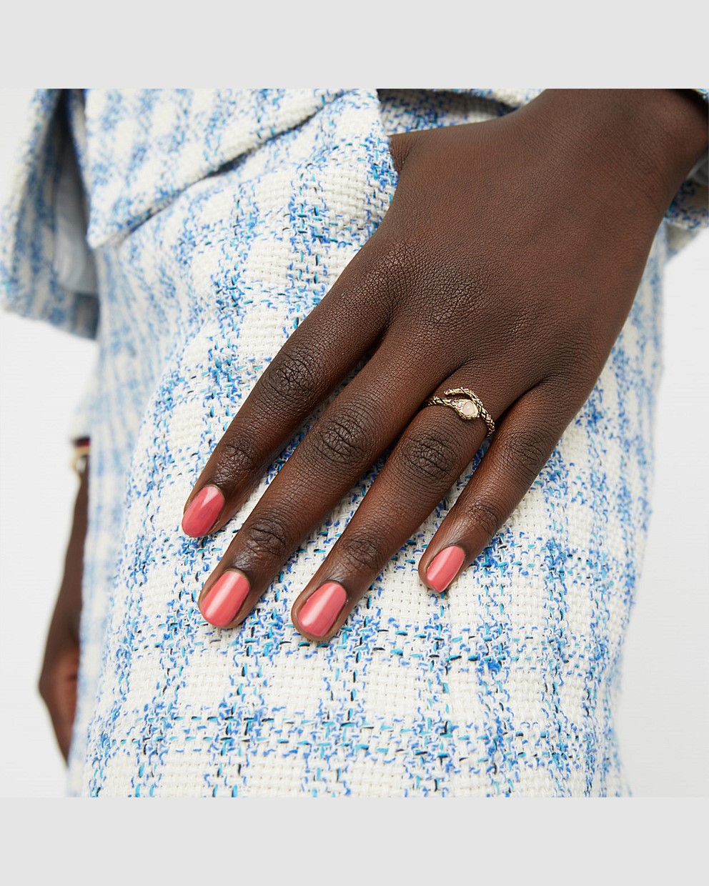 Floss Pink Anguine Ring - Rings | Mimco