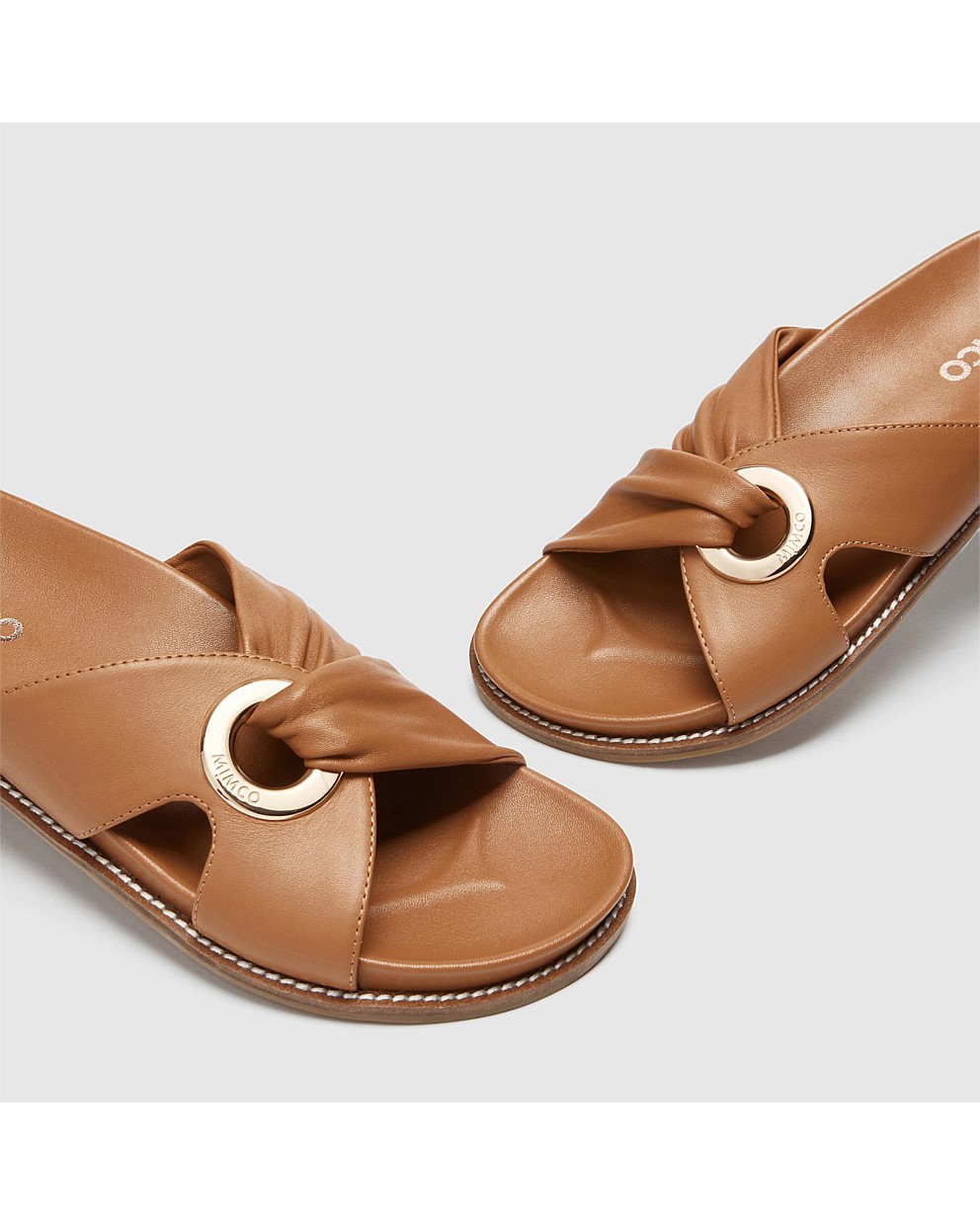 Caramel EQUATOR SLIDES - Shoes | Mimco