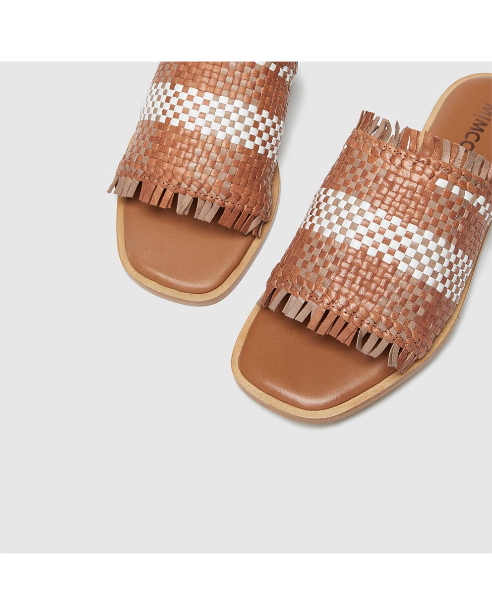 Camel INTERTWINED SLIDES - Sandals | Mimco