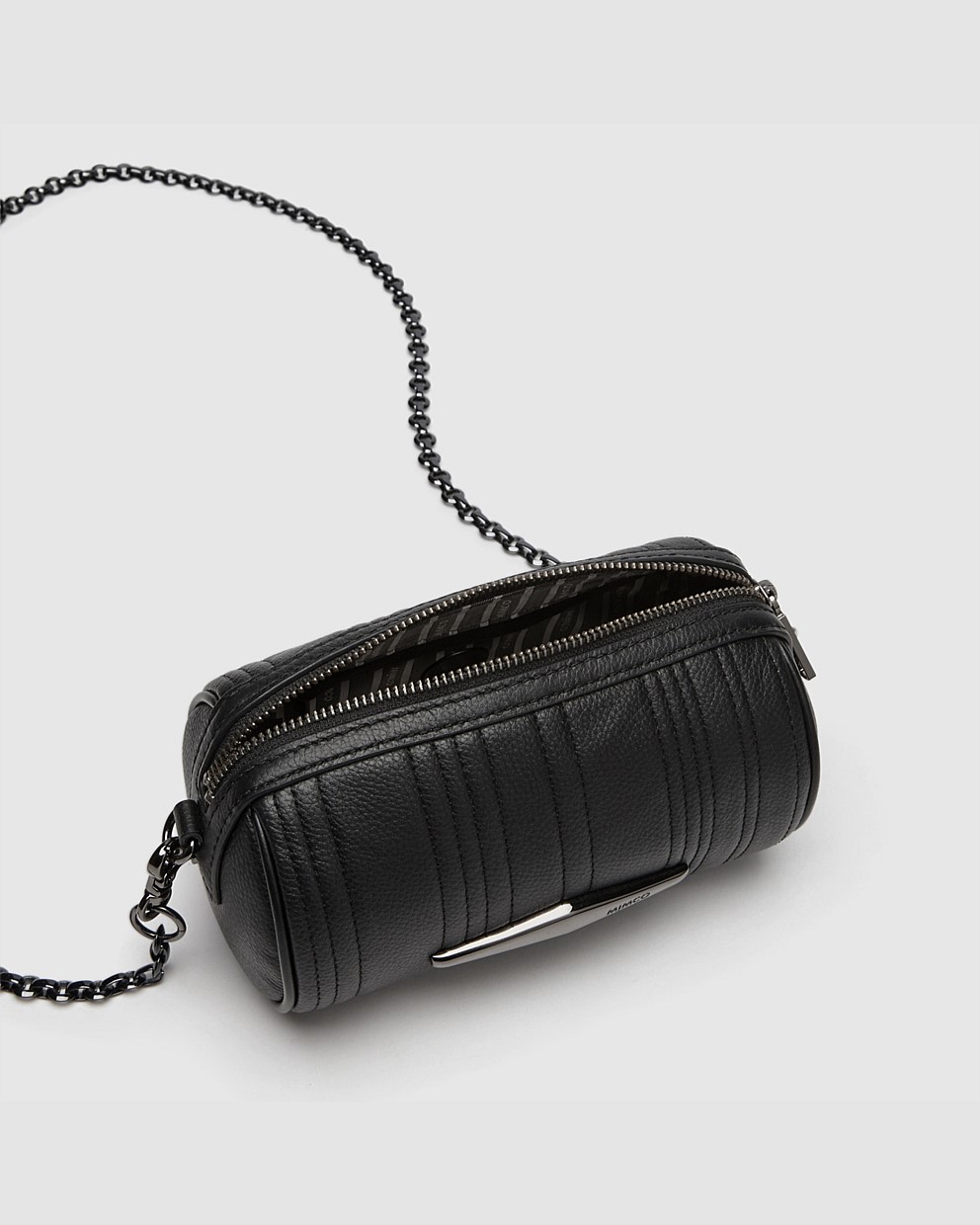 Black Gunmetal STATIC CROSS BODY BAG - Crossbody Bags | Mimco