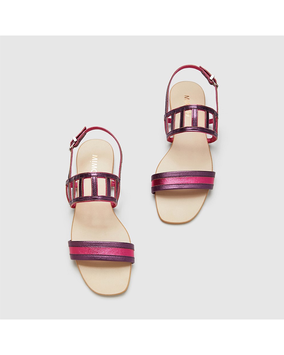Begonia Plum FRAME SANDALS - Shoes | Mimco