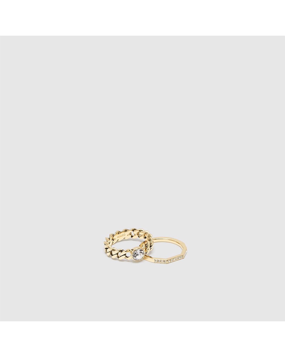 Gold ARDEN RING SET - Rings | Mimco