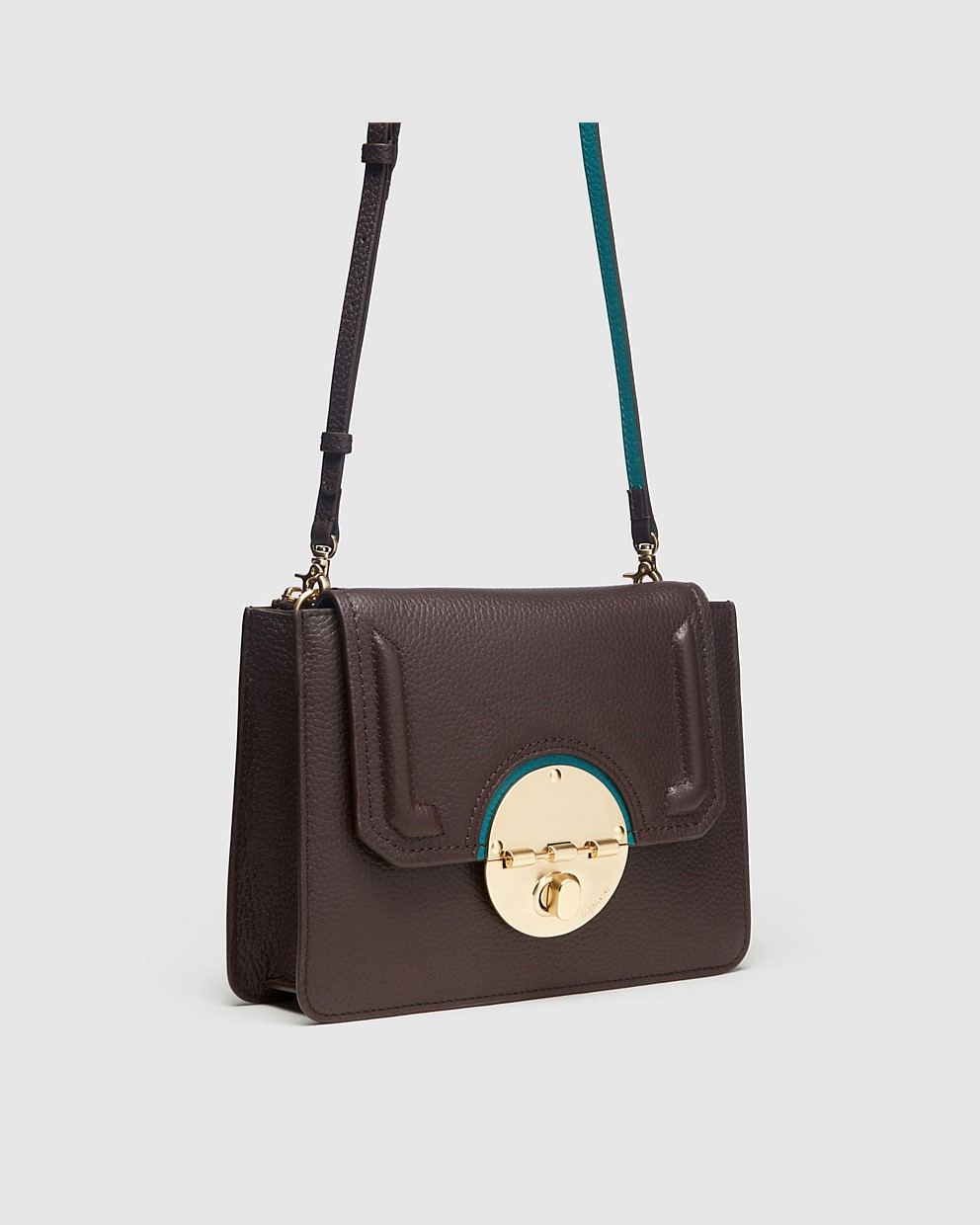 Dark Cocoa TURNLOCK SLING HIP BAG - Crossbody Bags | Mimco