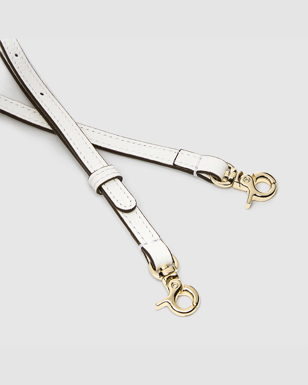 White Link Bag Shoulder Strap - Bag Straps | Mimco