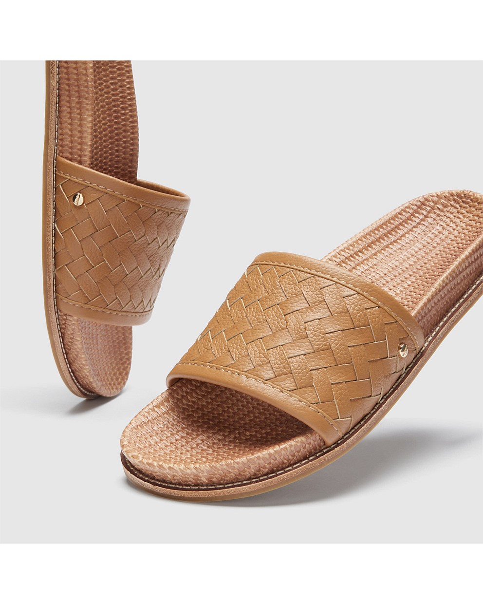 Caramel Diversa Slides - Shoes | Mimco