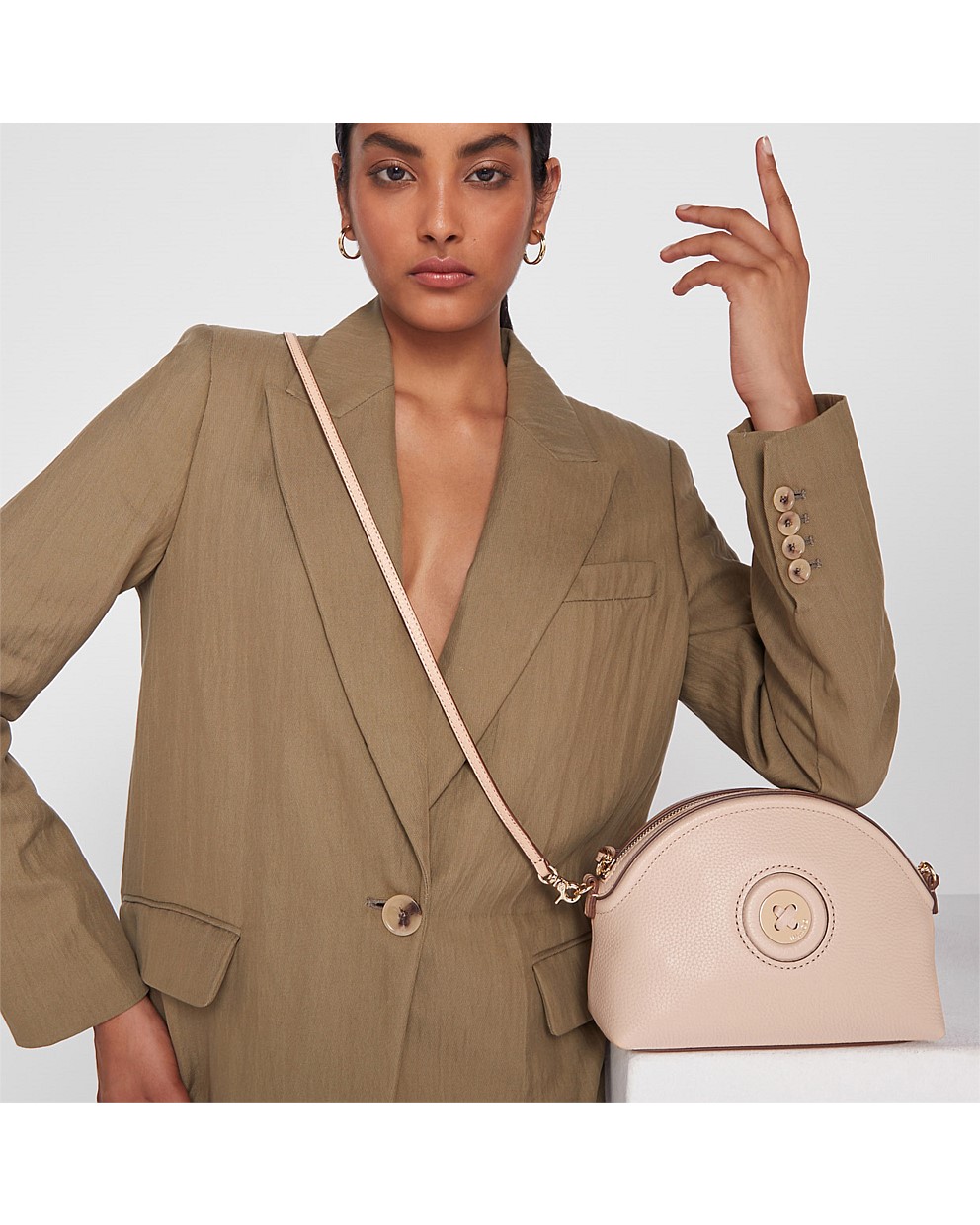 Almond Mim-Mazing Sling Cross Body Bag - Crossbody Bags | Mimco