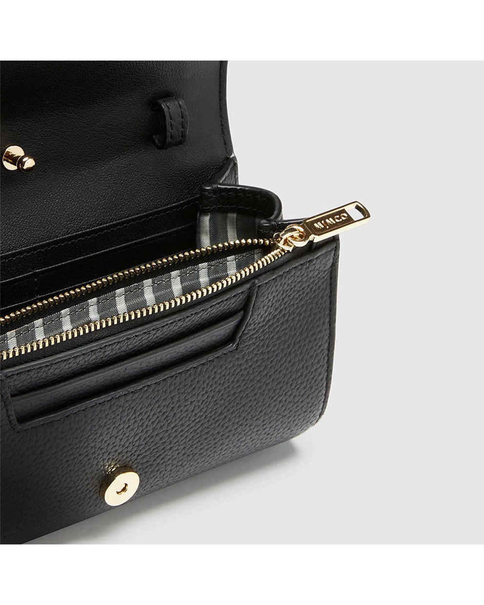 Black Light Gold optimist extra large wallet - Wallets | Mimco