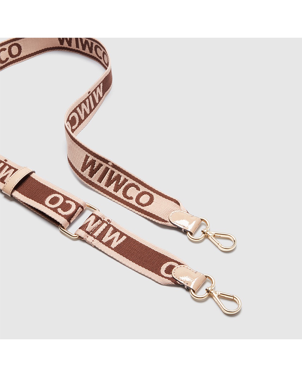Almond Link Webbing Bag Strap - Bag Straps | Mimco
