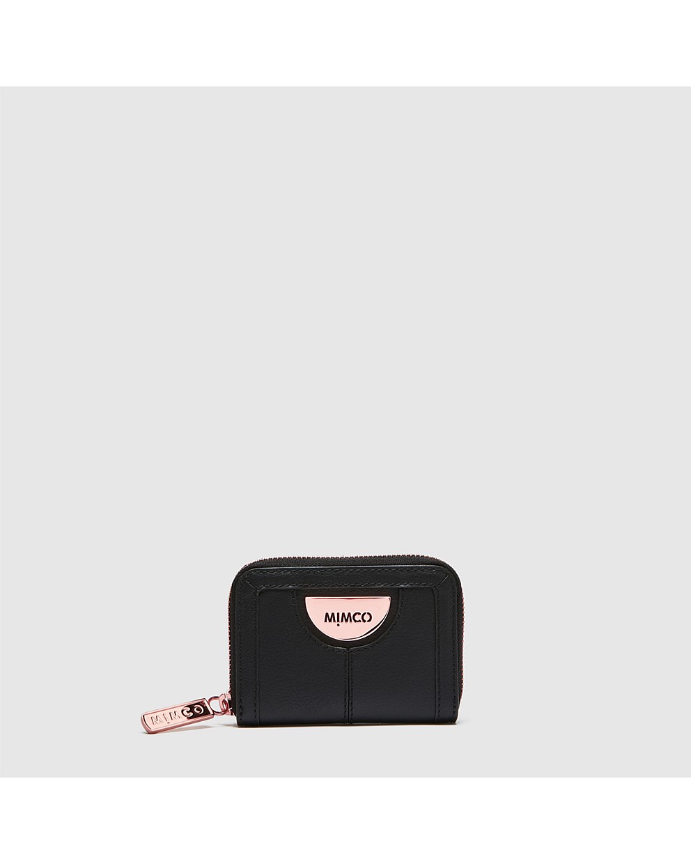 Black Rose Gold Gala Vegan Coin Wallet - Wallets | Mimco