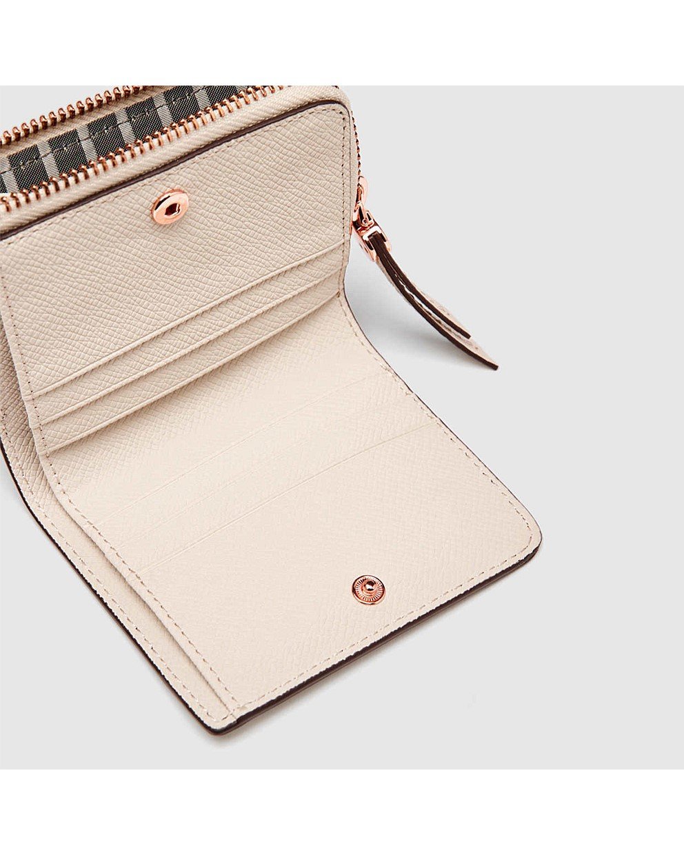 Pale Stone D-Vine Small Wallet - Wallets | Mimco