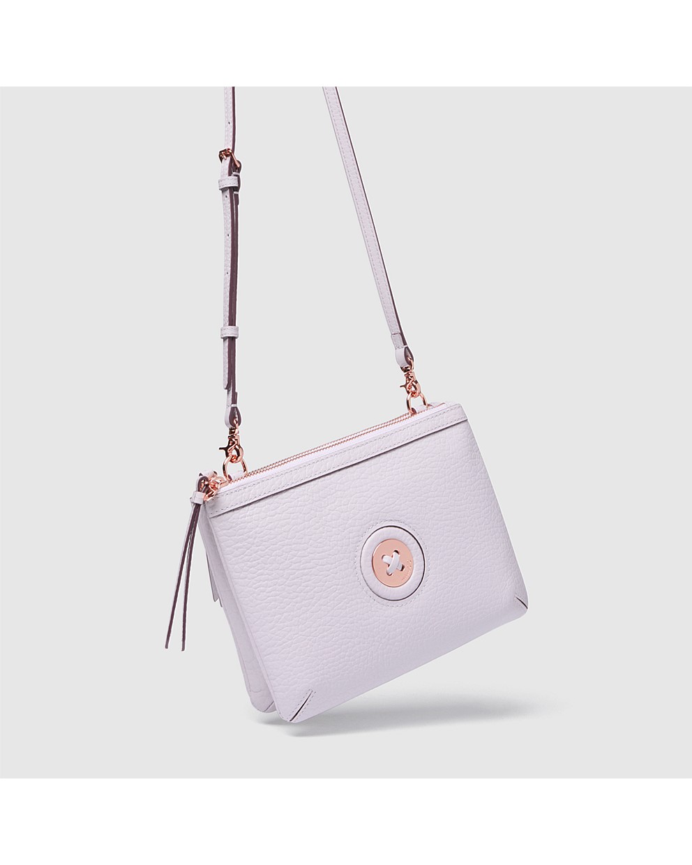 Lilac Marle Mim Mazing Duo Cross Body Bag Crossbody Bags Mimco