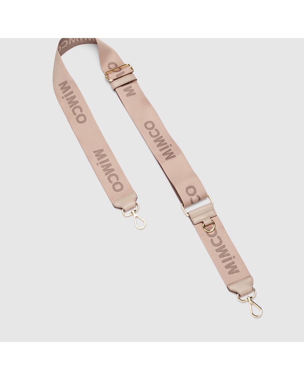 Almond Wide Webbing Bag Strap - Bag Straps | Mimco