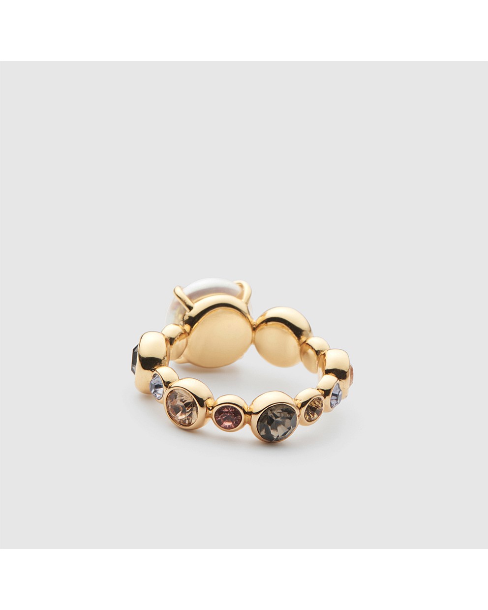 Multicolour Earth Gazer Ring - Rings | Mimco