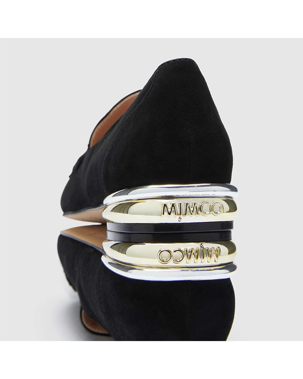 Black Suede Miss Mim Loafers - Shoes | Mimco