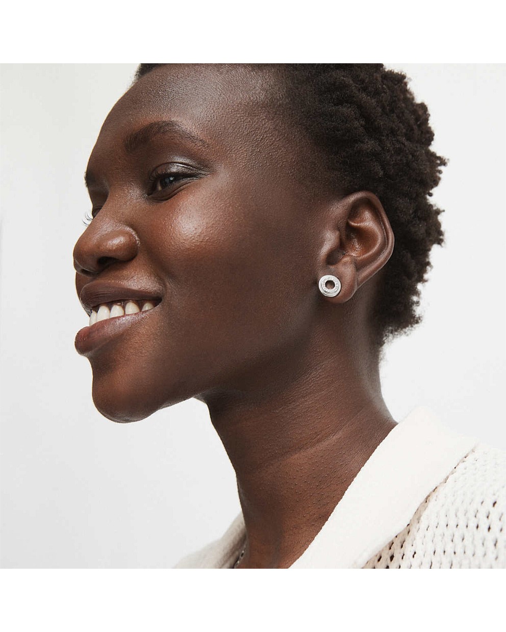 Silver Splice Stud Earrings - Sale | Mimco