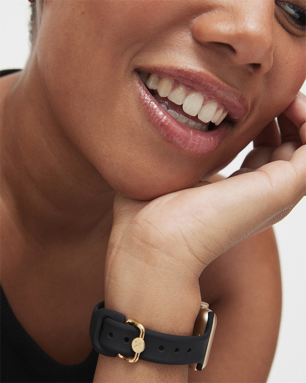 Black Gold Bind Watch Band - Jewellery | Mimco