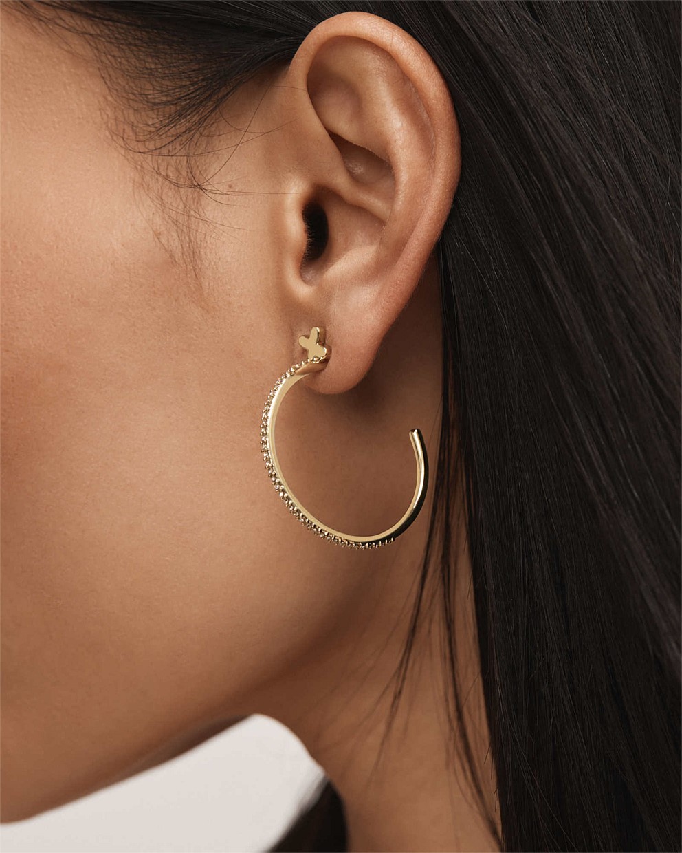Gold Reflection Hoop Earrings - Sale | Mimco