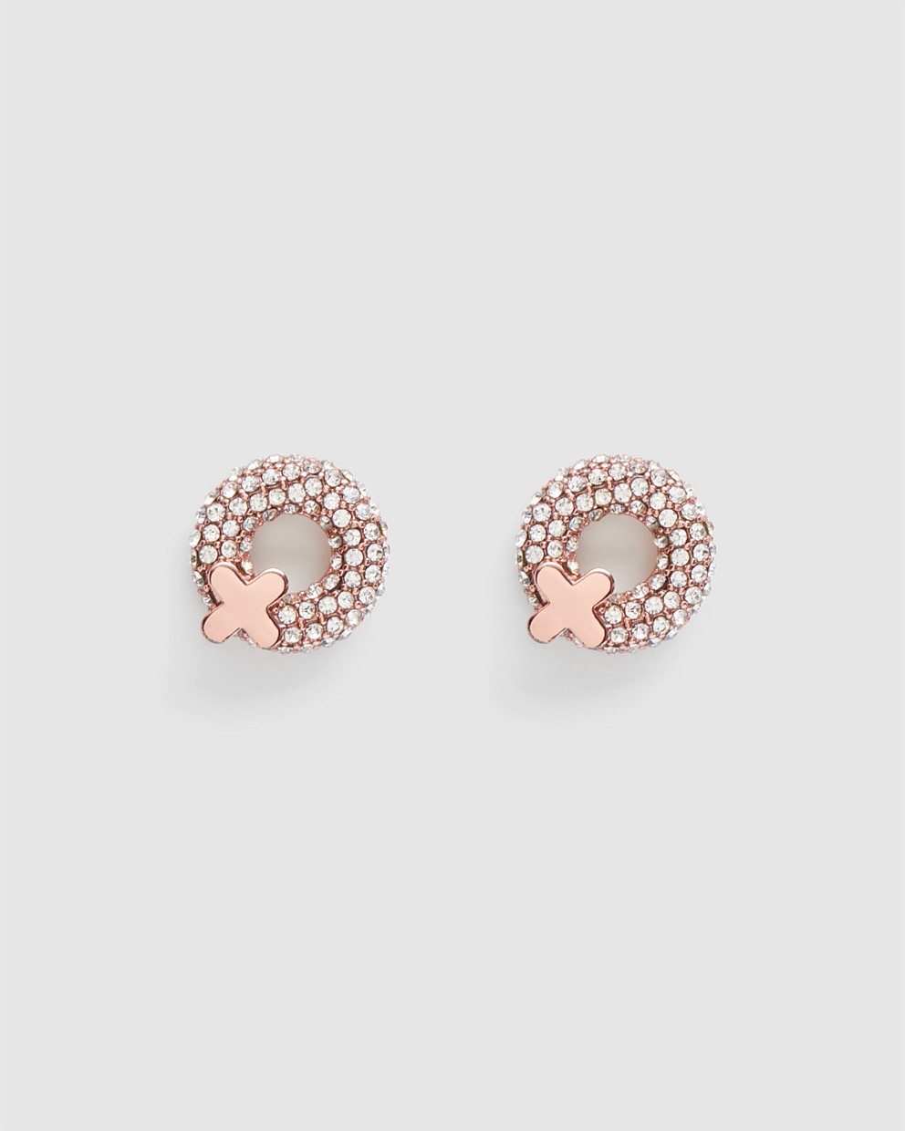 Rose Gold Reflection Stud Earrings - Stud Earrings | Mimco