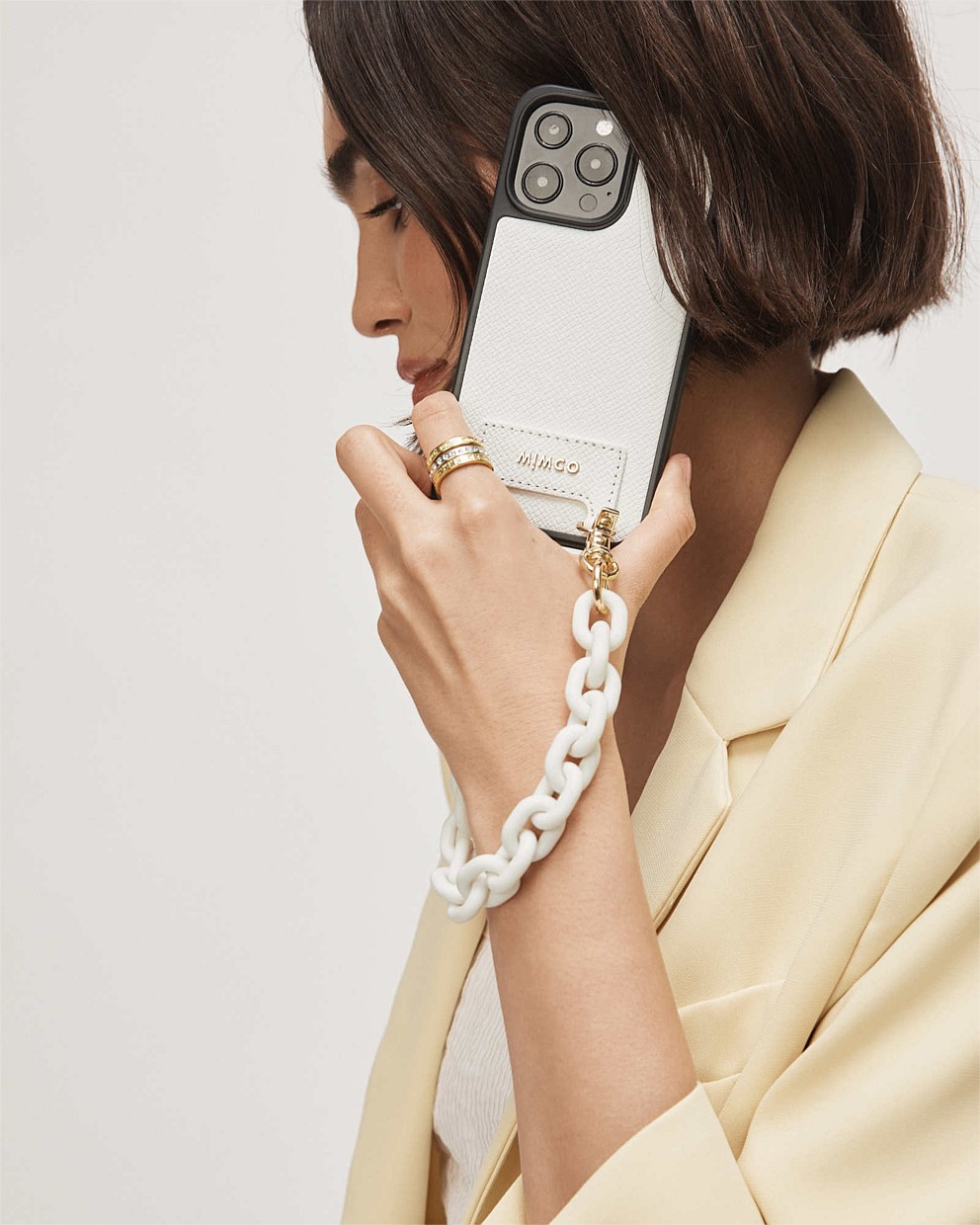 White Mim Grab Phone Case For Iphone 13-13 Pro - Sale | Mimco